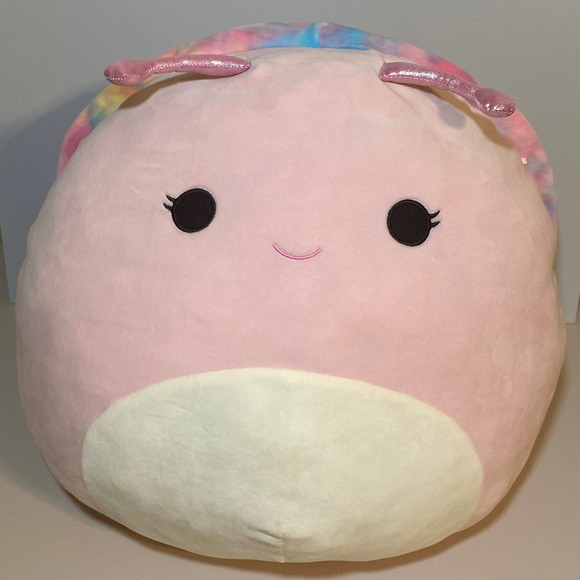 Squishmallows | Toys | Squishmallow Silvina Pink Snail Rainbow Tie Dye ...